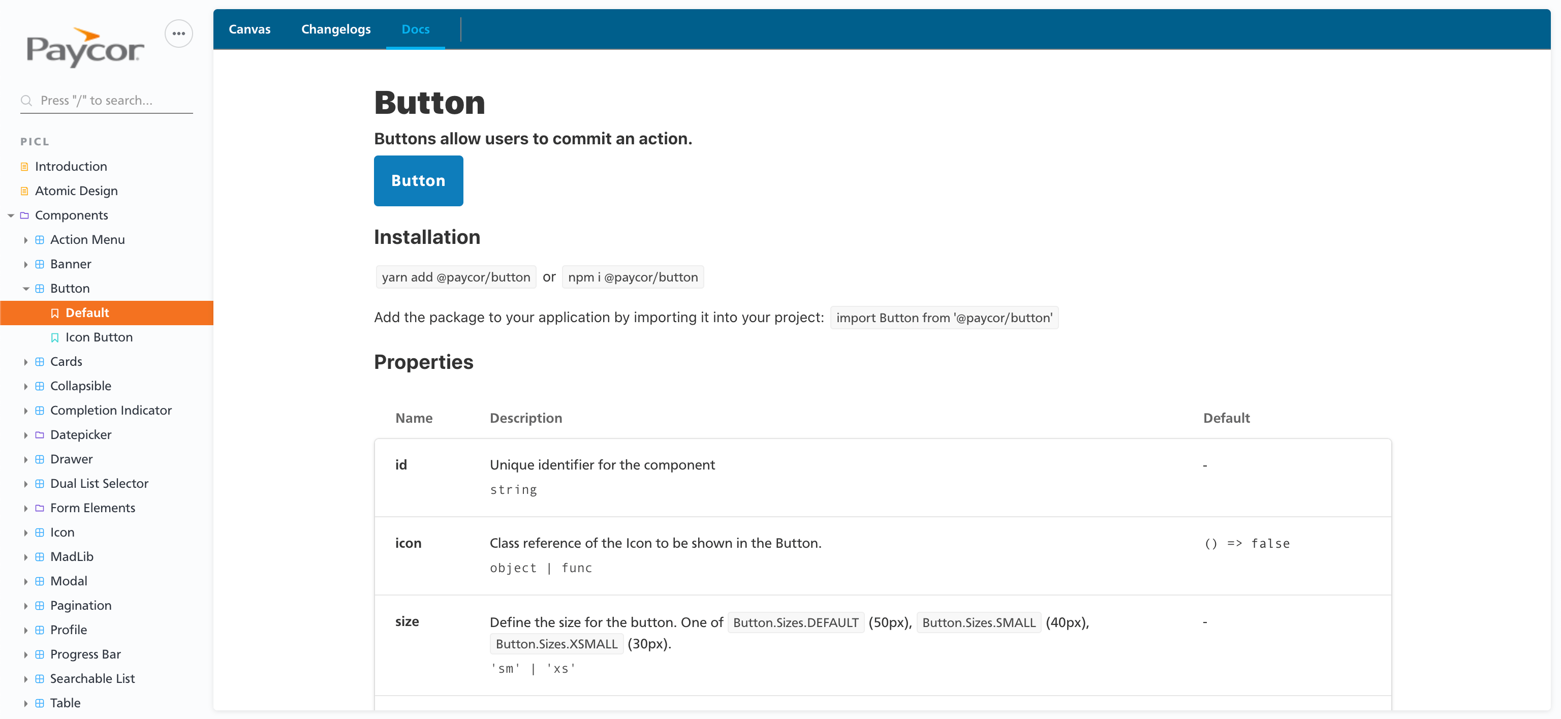 Paycor Design System – Amy M Street